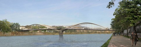 A Lyon le Pont Robert Schuman fait place aux modes doux - Enviscope